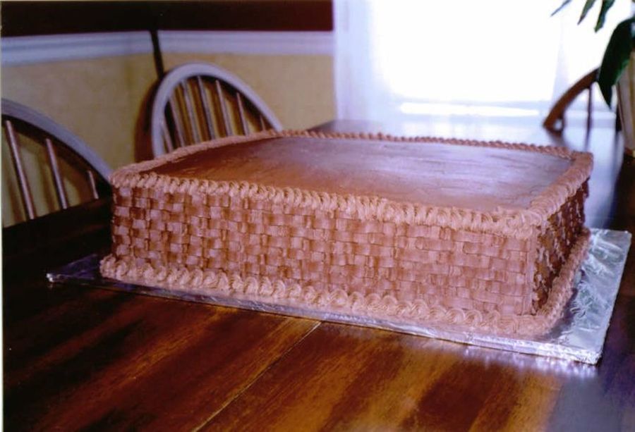 Basket Weave - CakeCentral.com