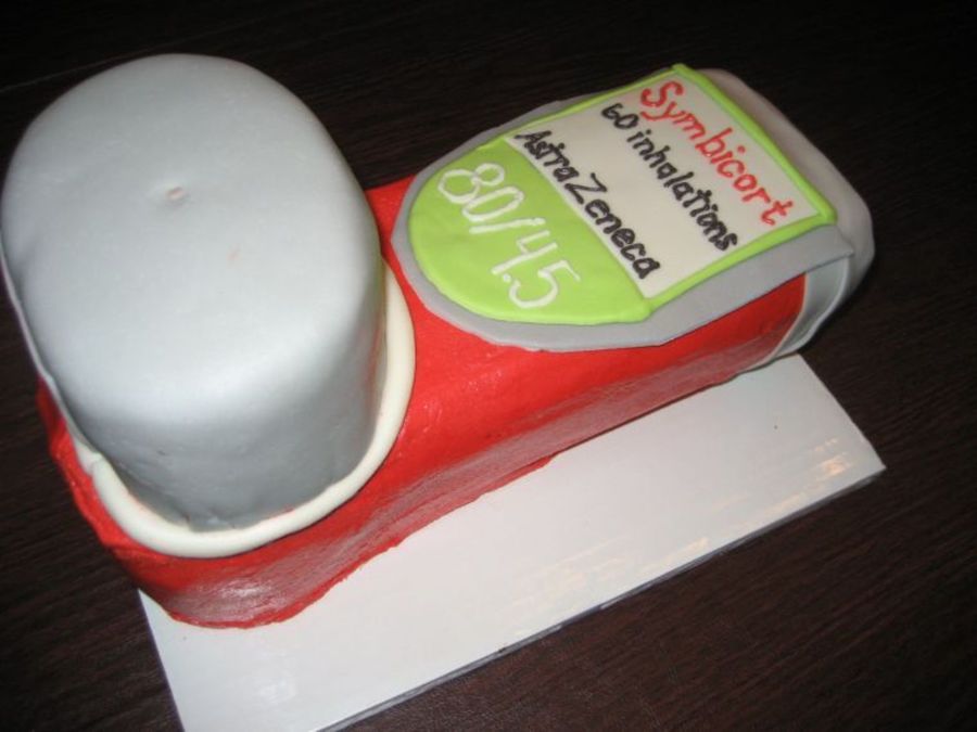 Inhaler Cake - CakeCentral.com