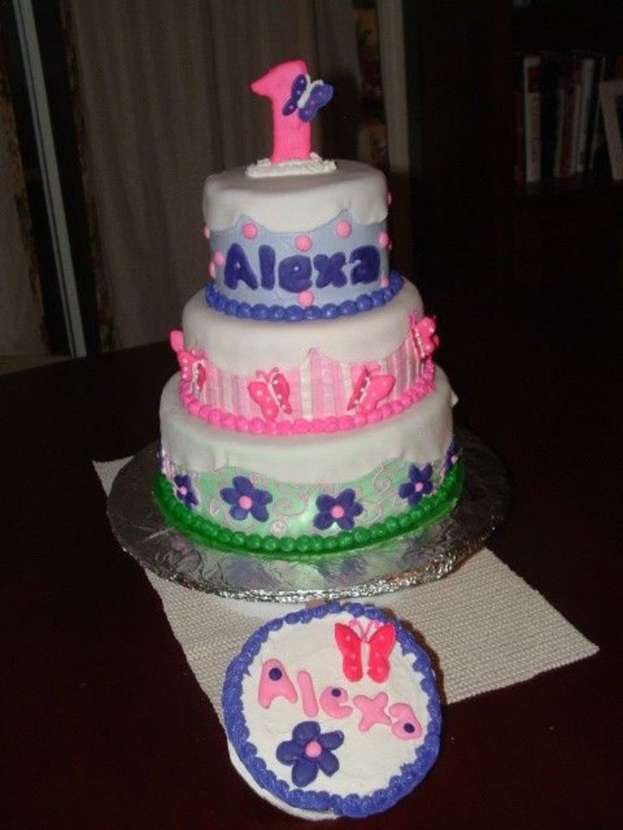 Alexa's Butterfly - CakeCentral.com