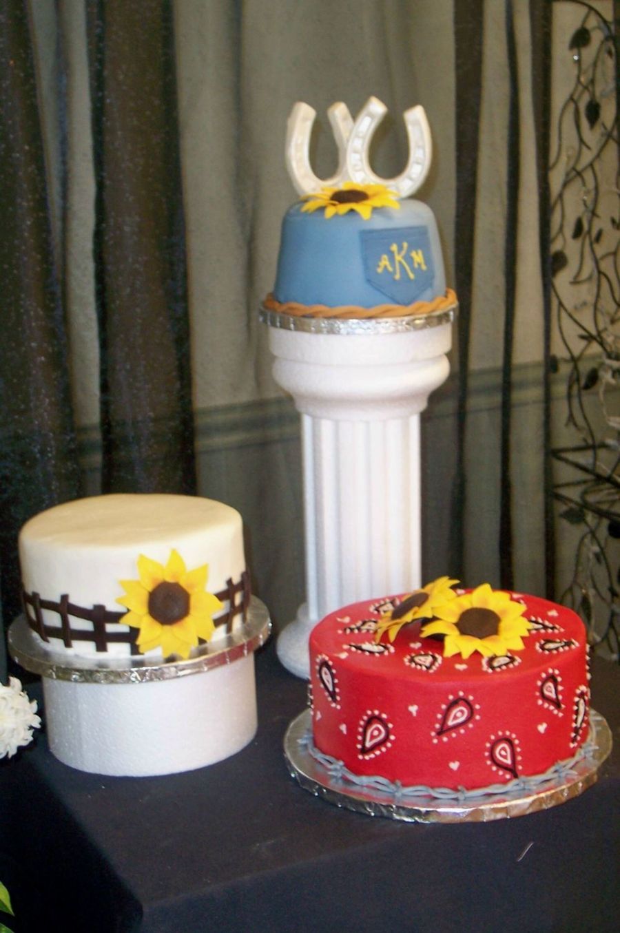 Western Theme Wedding Cake - CakeCentral.com