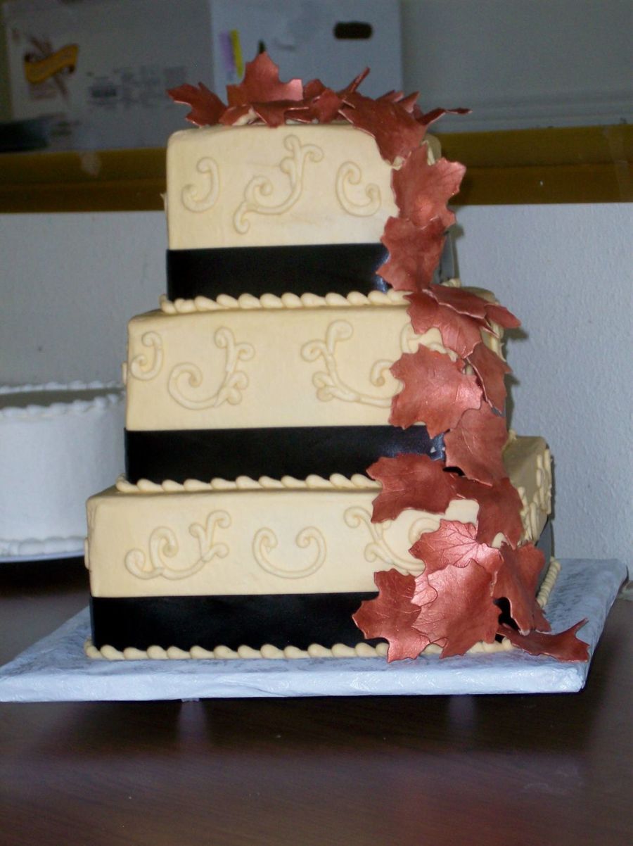 Copper Leaves - CakeCentral.com