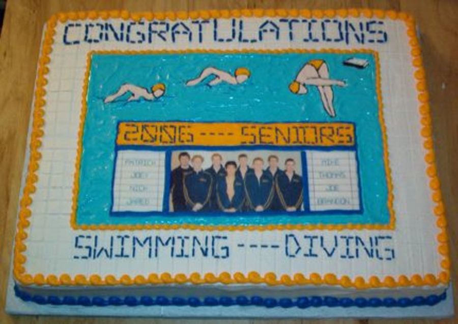 Full-Sheet Chocolate Cake With Buttercream Icing And Edible Images - CakeCentral.com