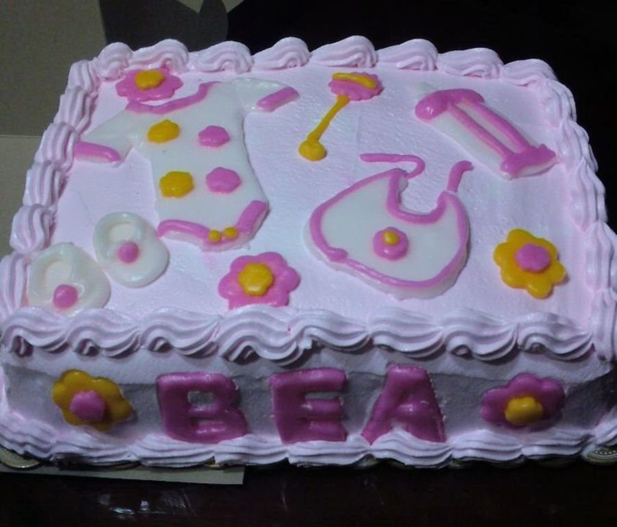 My Daughter's One Month Cake - CakeCentral.com