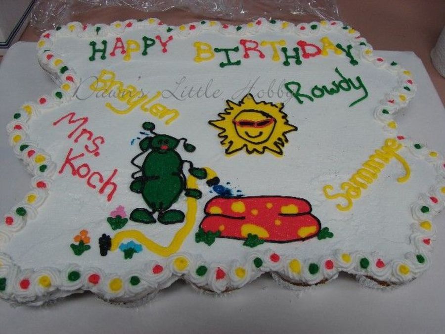 First Grade Summer Birthday's - CakeCentral.com