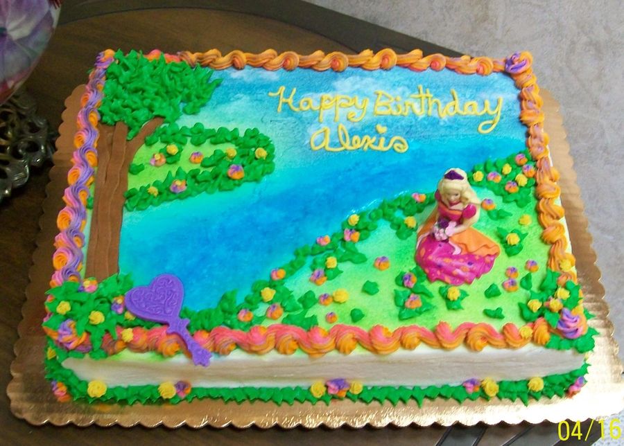 Barbie And The Diamond Castle Cake - CakeCentral.com