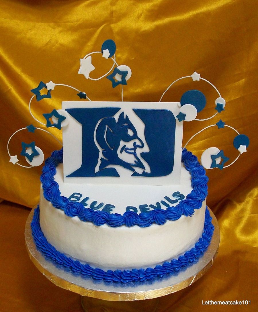 Blue Devils Cake - CakeCentral.com