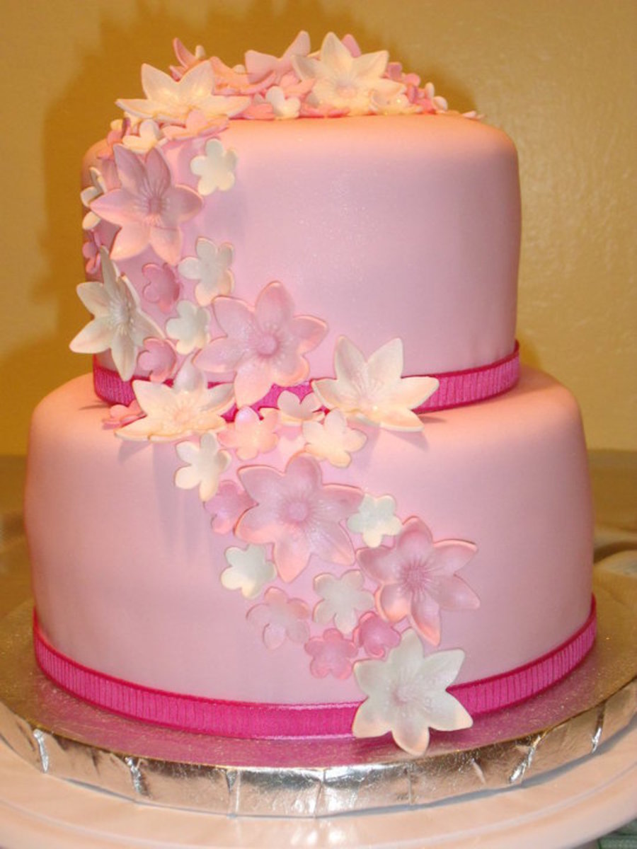 Sakura Cake - CakeCentral.com
