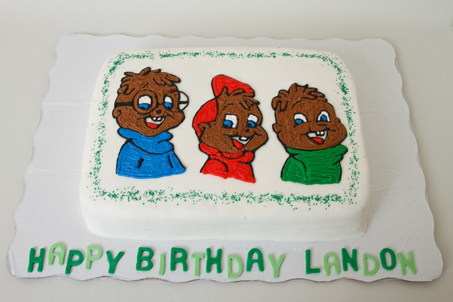 Chipmunks Birthday Cake - CakeCentral.com