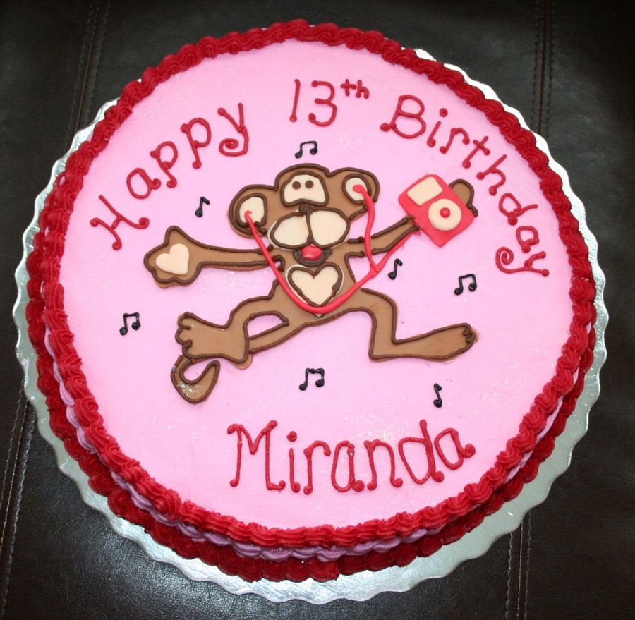 Monkey With Ipod - CakeCentral.com