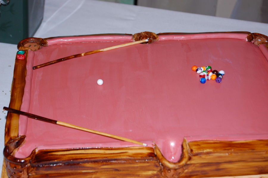 Pool Table - CakeCentral.com