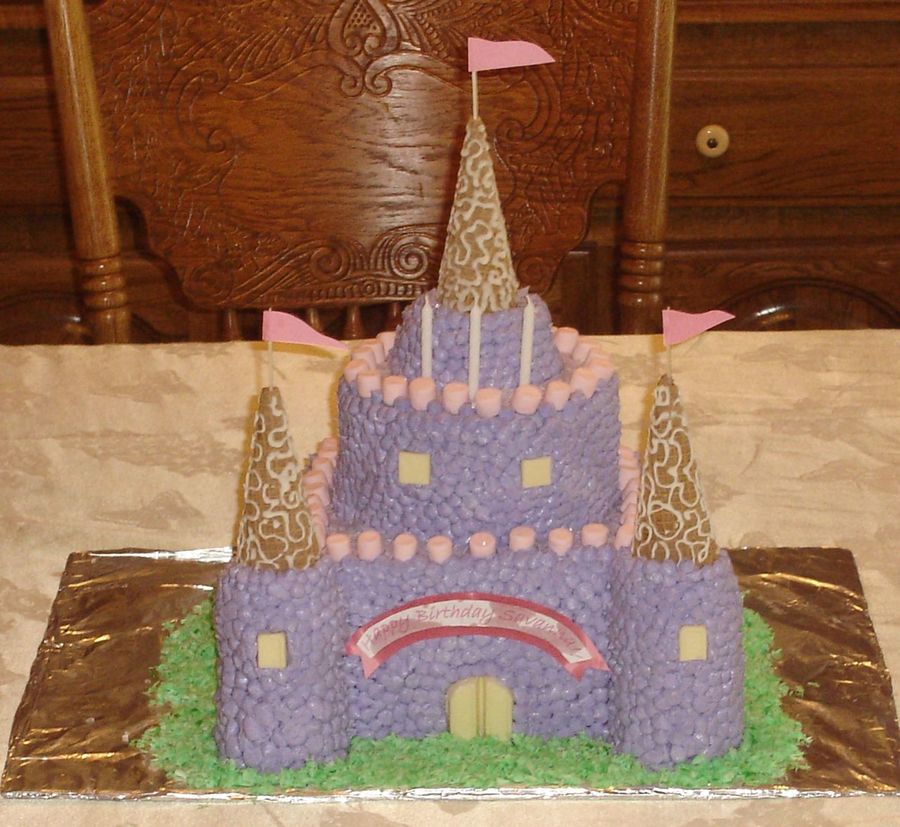 Princess Castle Cake - CakeCentral.com