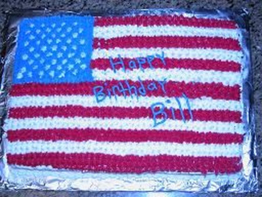 Patriotic Birthday Cake - CakeCentral.com