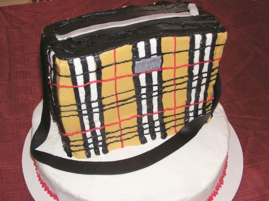 Burberry Purse Cake - CakeCentral.com