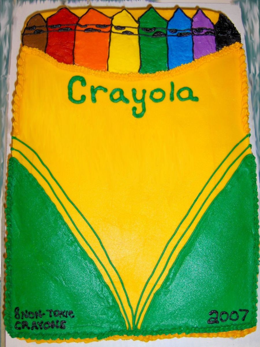 Crayola Crayons Cake - CakeCentral.com