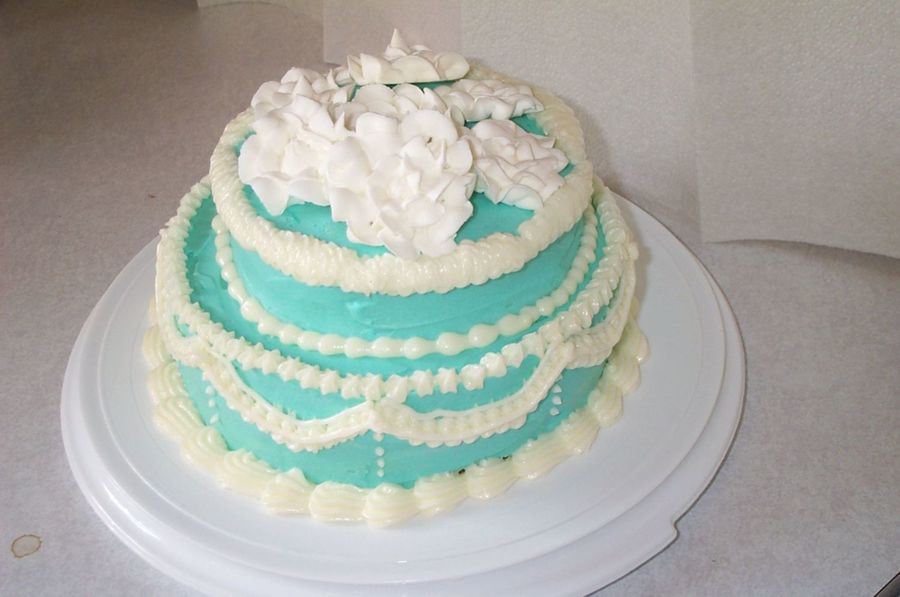 "tiffany Blue" Cake - CakeCentral.com