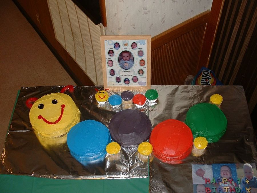 Baby Einstein Caterpillar - CakeCentral.com