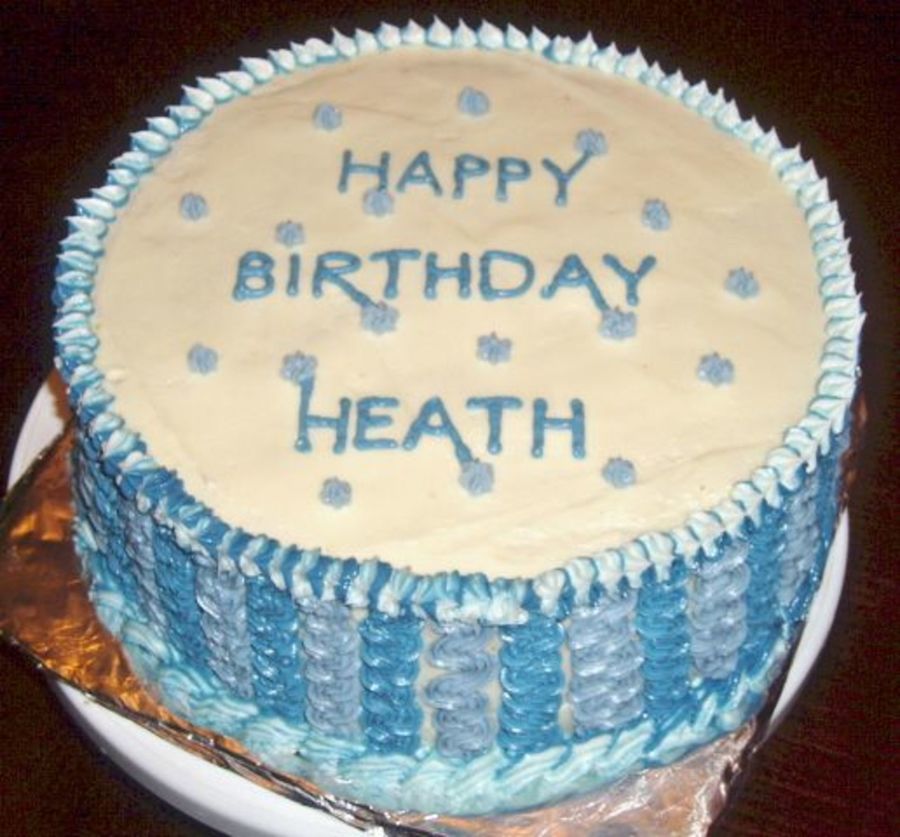 Manly Birthday Cake - CakeCentral.com