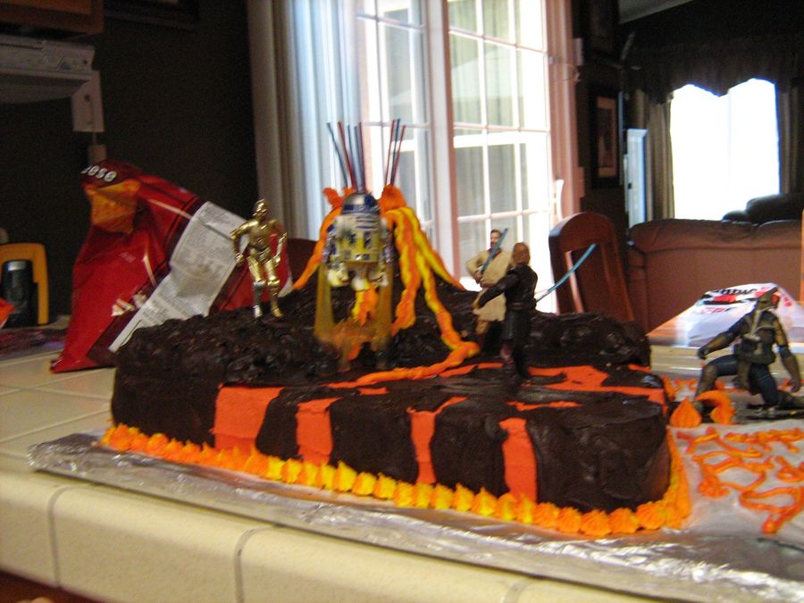 Exploding Volcano Cake - CakeCentral.com