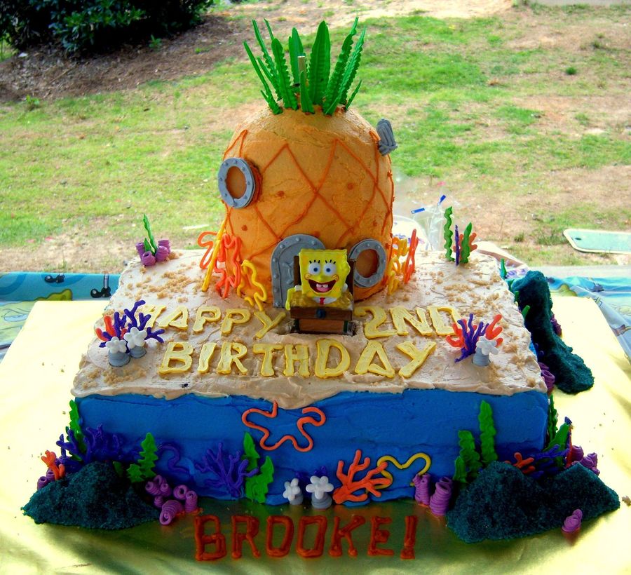 Spongebob 2Nd Birthday Cake - CakeCentral.com