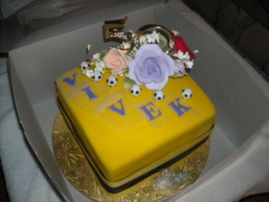 50Th B-Day Cake - CakeCentral.com