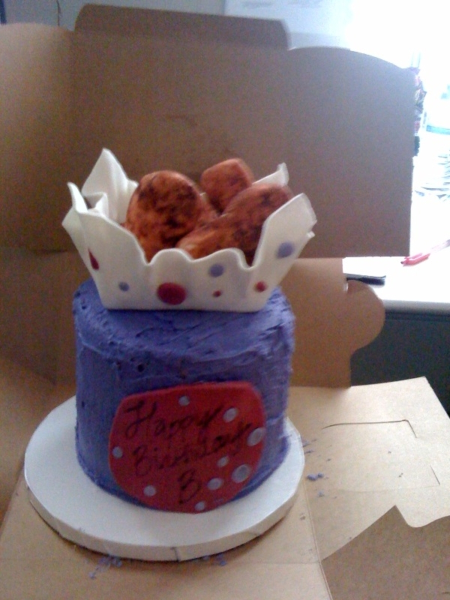 Hot Wings Cake - CakeCentral.com