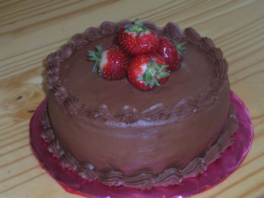 Simple Birthday Cake - CakeCentral.com