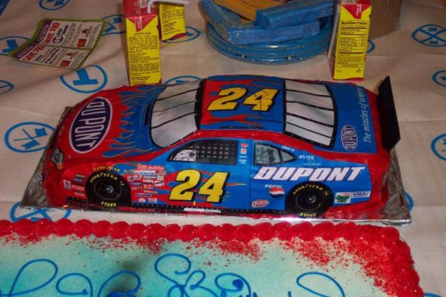 Jeff Gordon Cake For My Son - CakeCentral.com