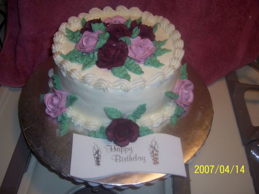 Birthday Cake For A Friend - CakeCentral.com