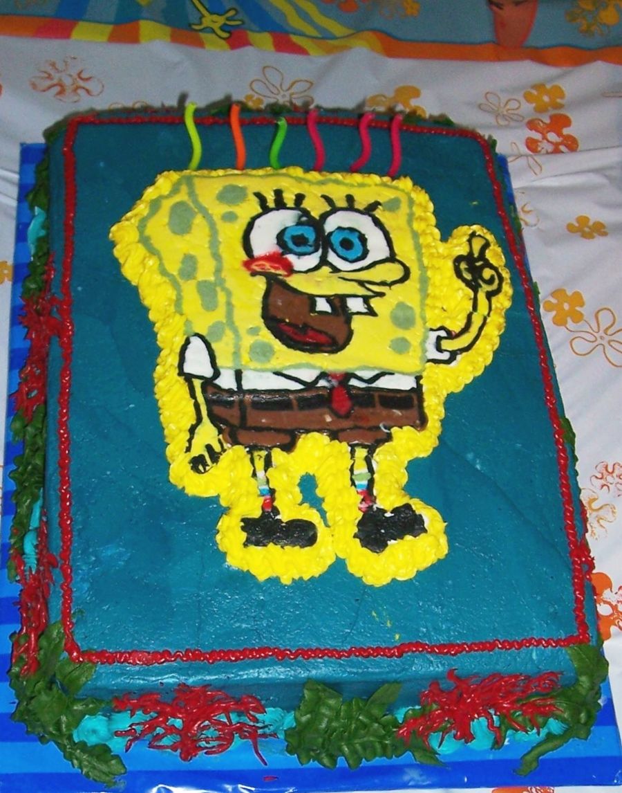 Spongebob Fbct -First Try!!! - CakeCentral.com
