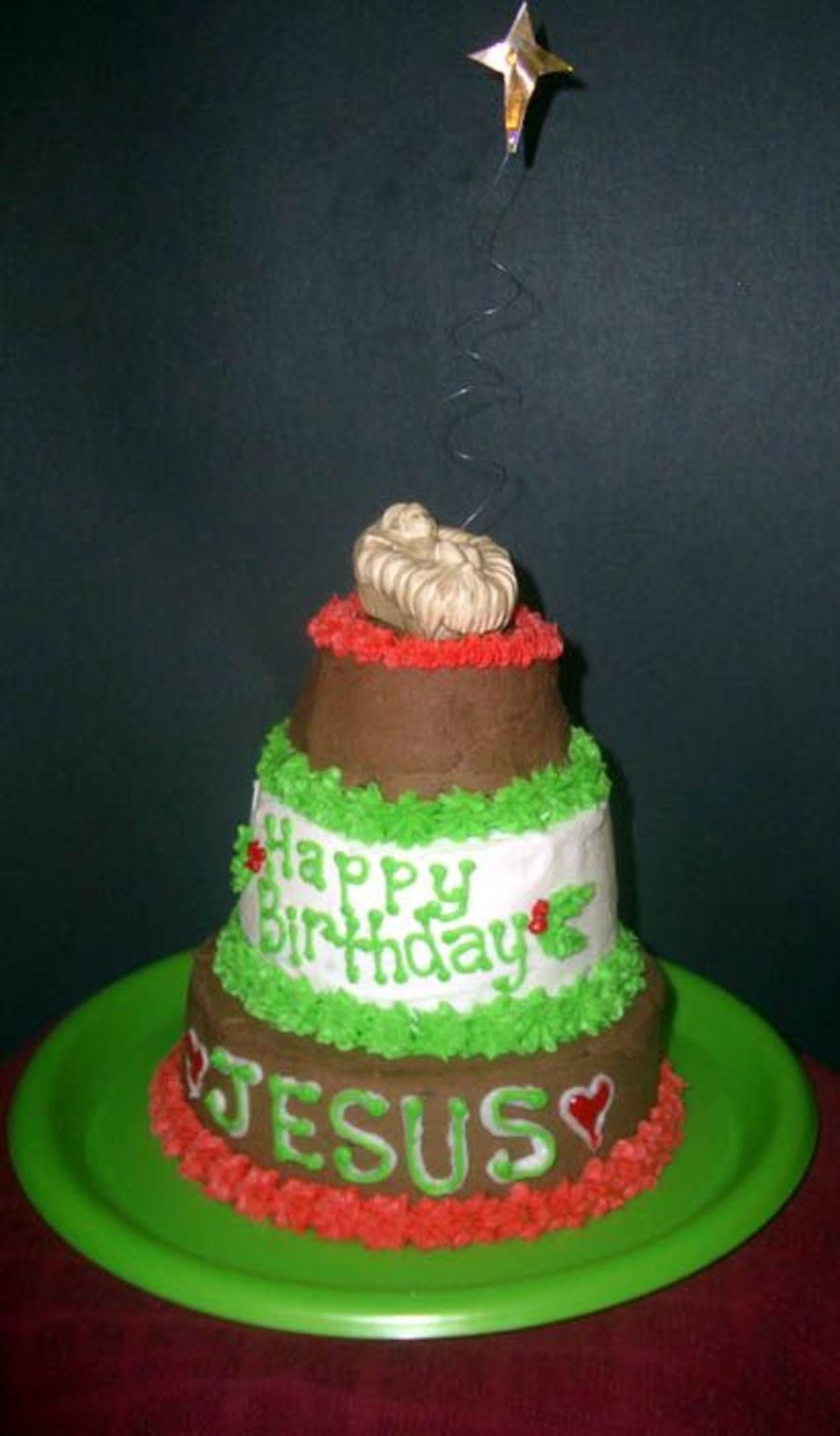 Happy Birthday Jesus Cake - CakeCentral.com
