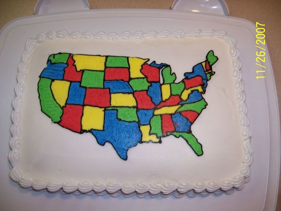 History Of The United States Cake - CakeCentral.com