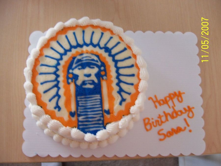 Illini Chief Cake - CakeCentral.com