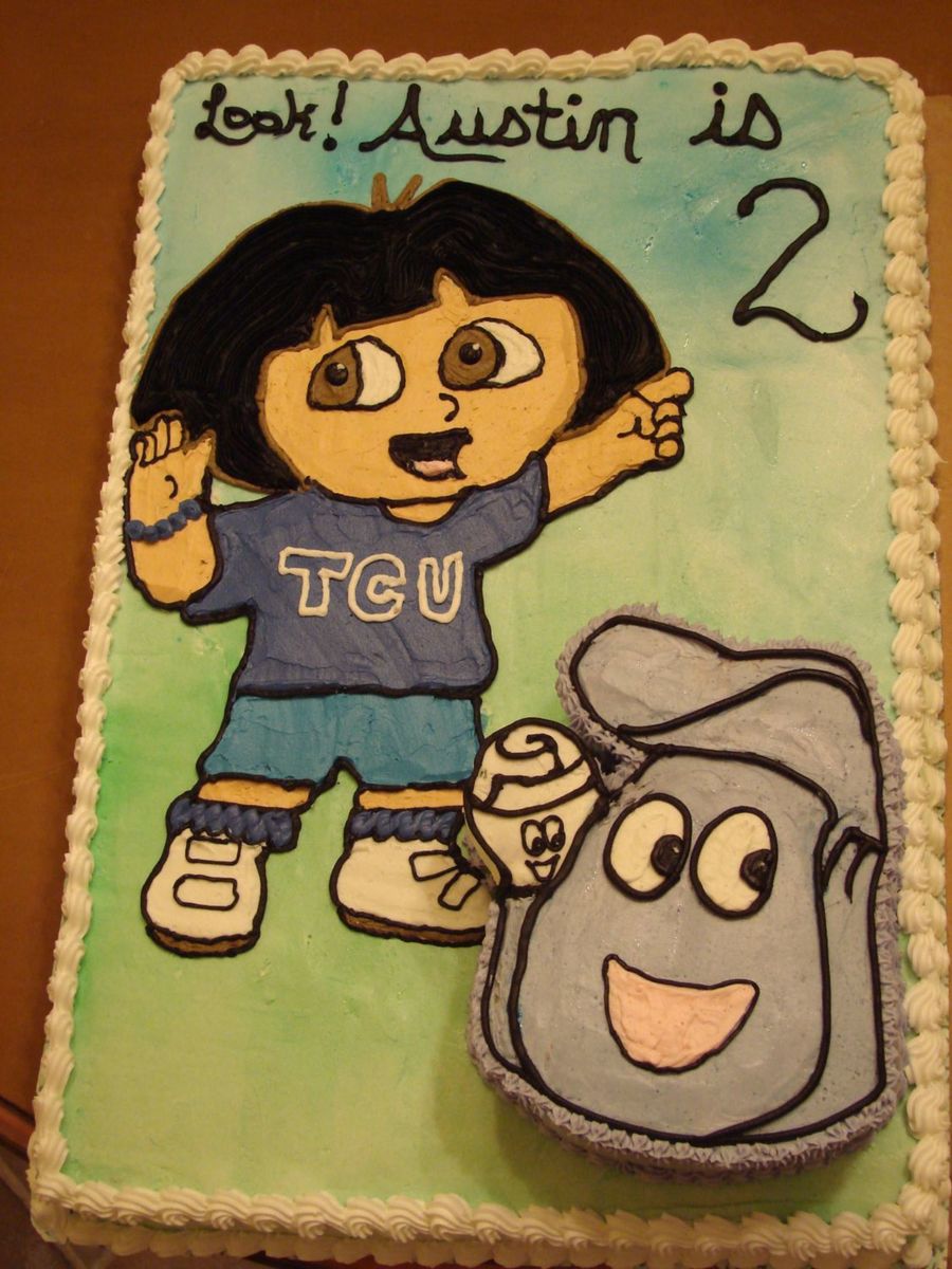 Dora And Backpack - CakeCentral.com
