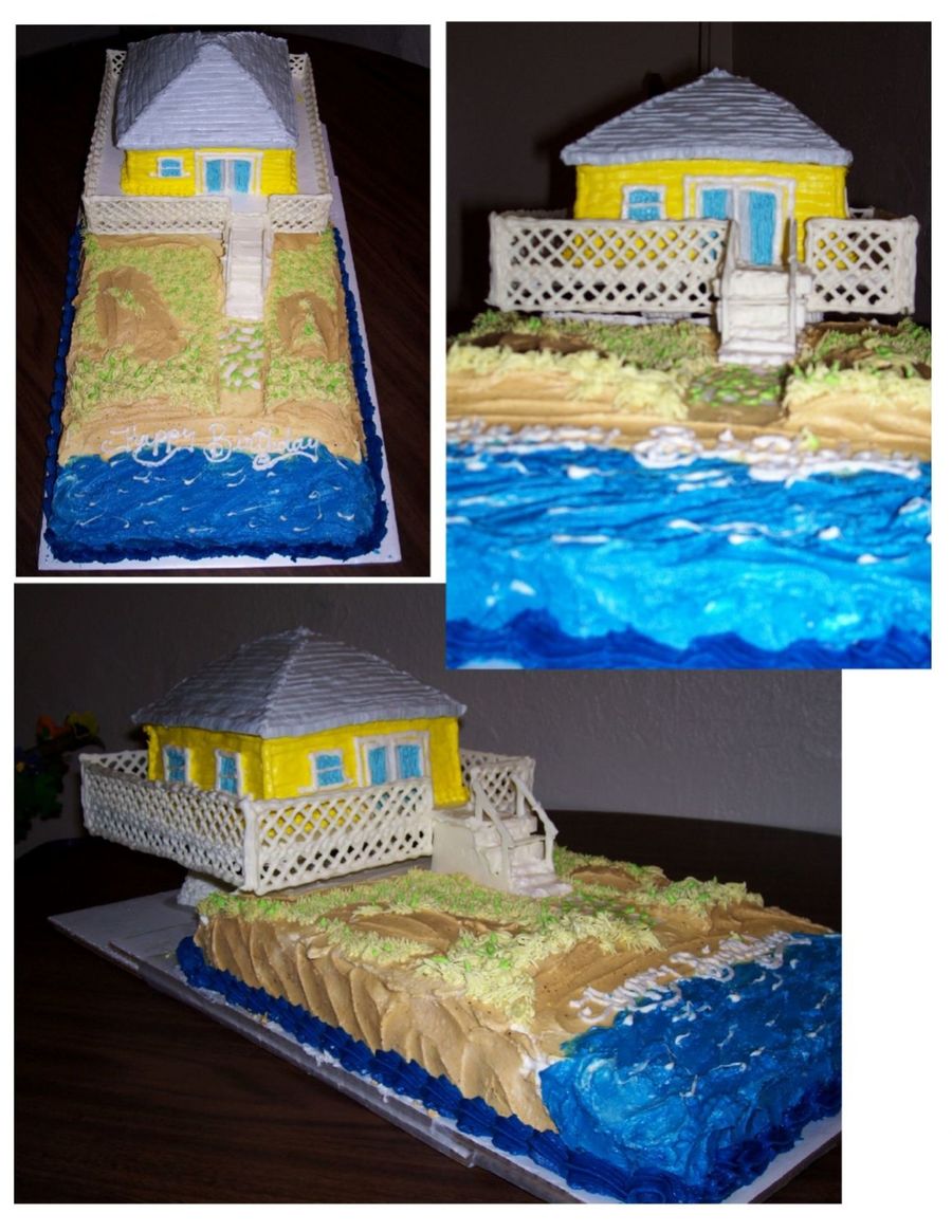 Beachhouse Birthday - CakeCentral.com
