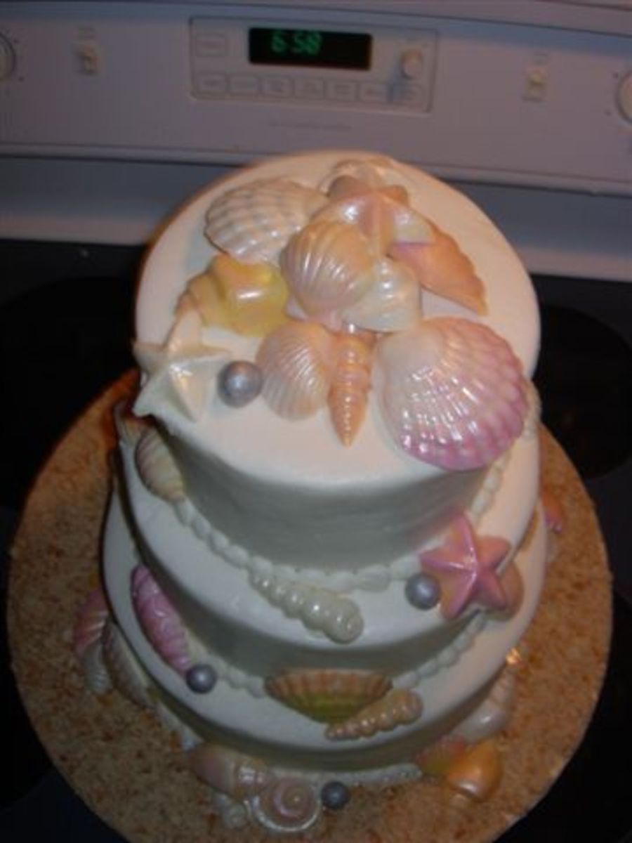 Seashell Sweet 16Th Birthday (Another Angle) - CakeCentral.com