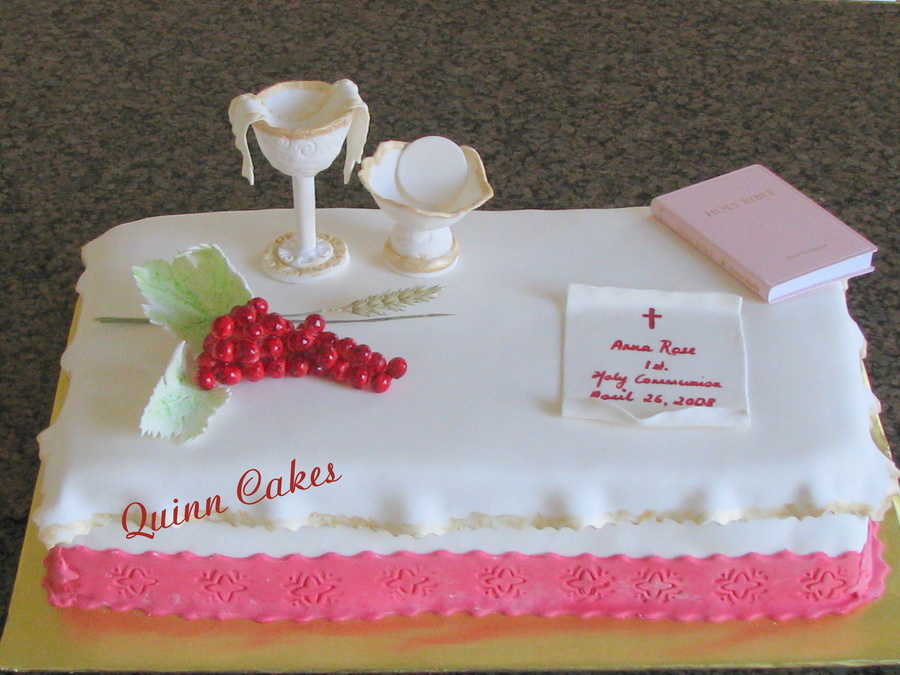 First Holy Communion Cake - CakeCentral.com