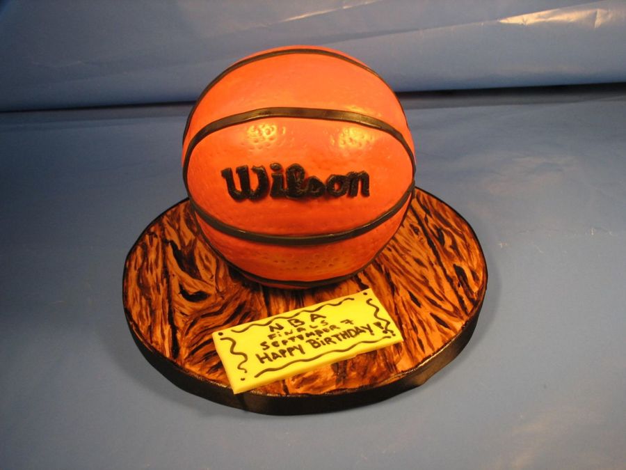 Basketball Cake For Wilson - CakeCentral.com