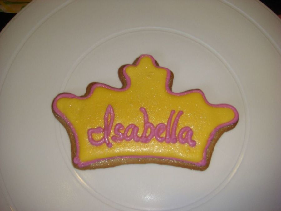 Princess Crown Cookie - CakeCentral.com