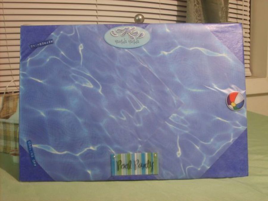 Pool Party Cake Board - CakeCentral.com