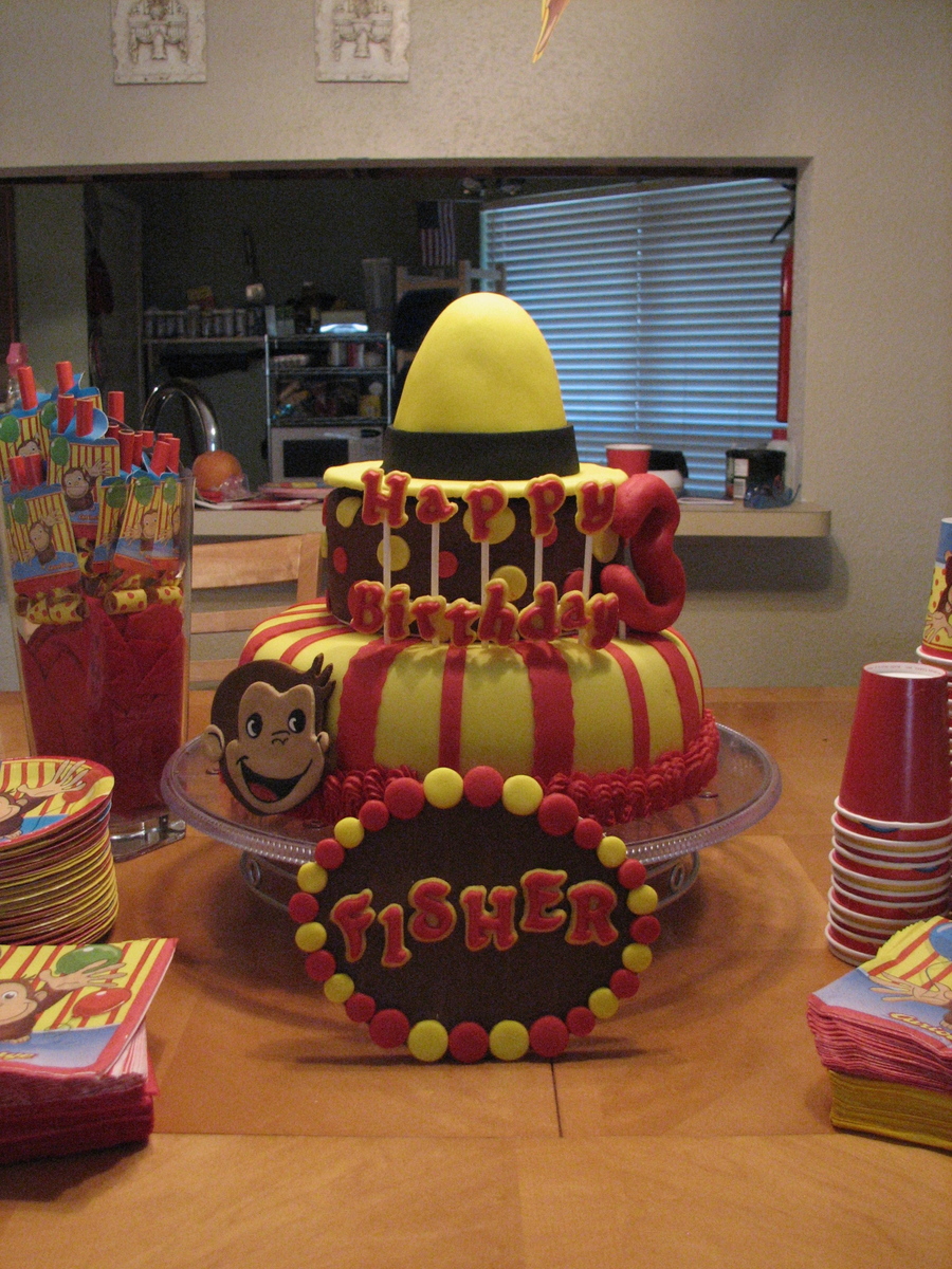 Curious George Cake - CakeCentral.com