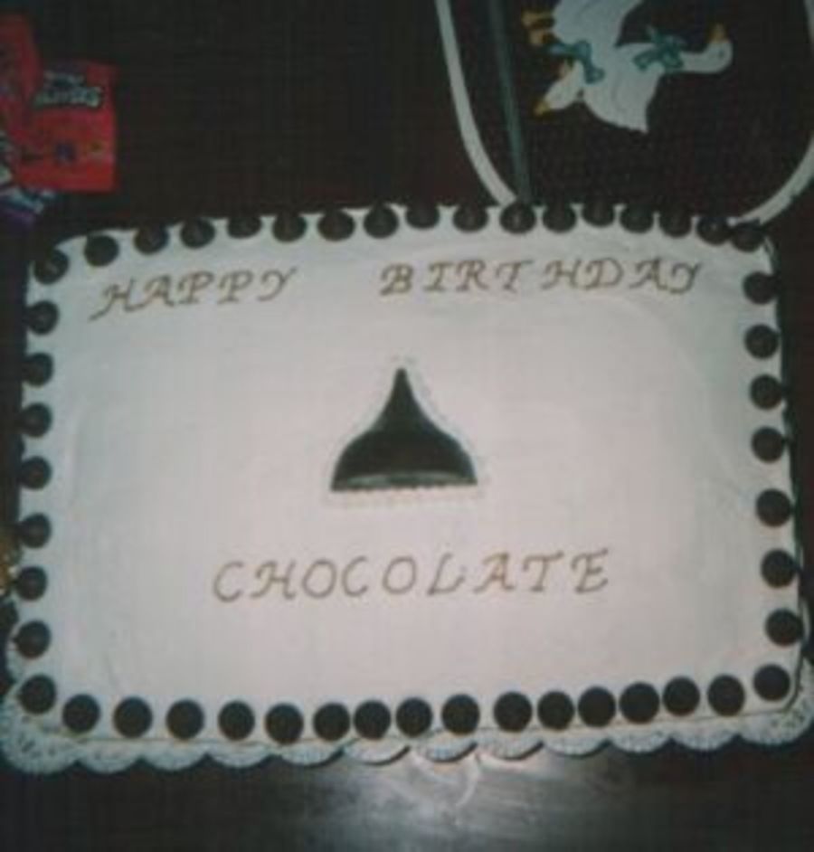 Chocolate Kiss Cake - CakeCentral.com
