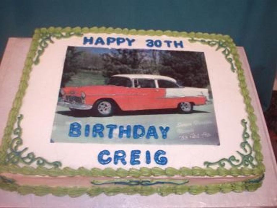 55 Chevy - CakeCentral.com