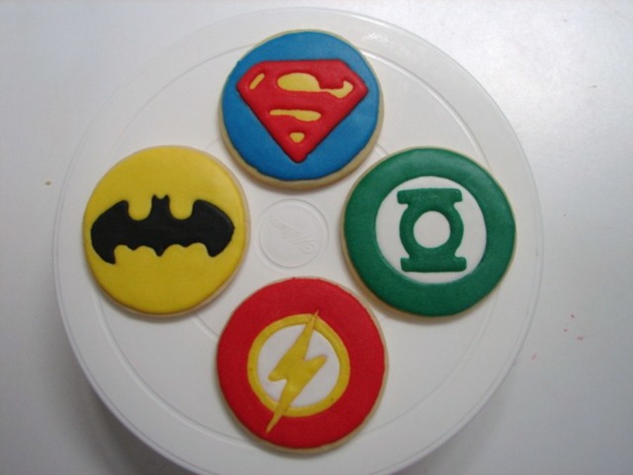 Justice League Cookies - CakeCentral.com