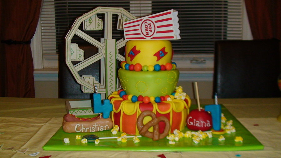 County Fair/carnival Birthday Cake - CakeCentral.com