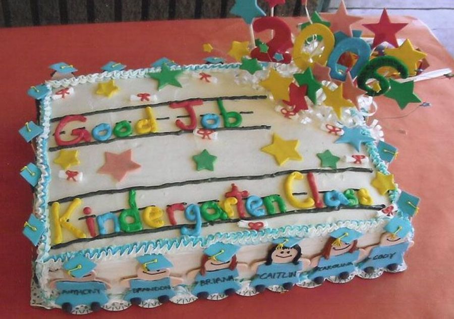 Kindergarten Graduation Cake - CakeCentral.com