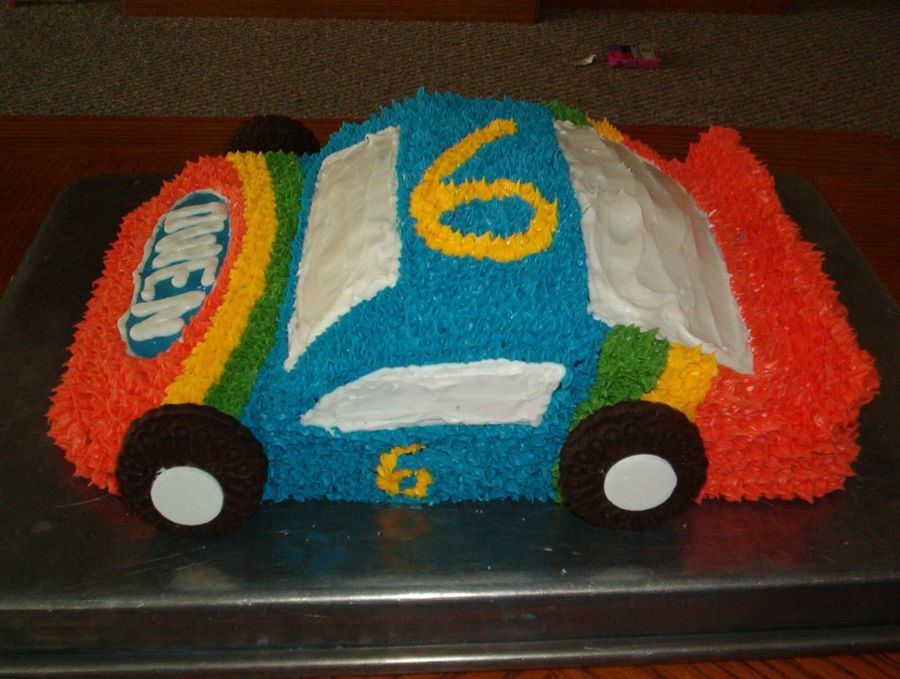 Jeff Gordon Race Car Cake - CakeCentral.com