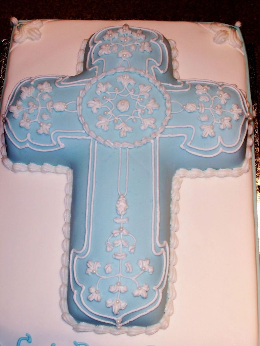 Blue Cross Cake - CakeCentral.com