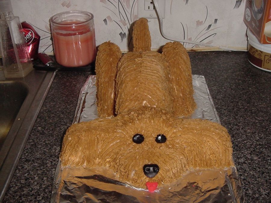 Puppy Cake - CakeCentral.com