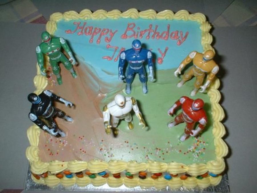 Power Ranger Cake - CakeCentral.com
