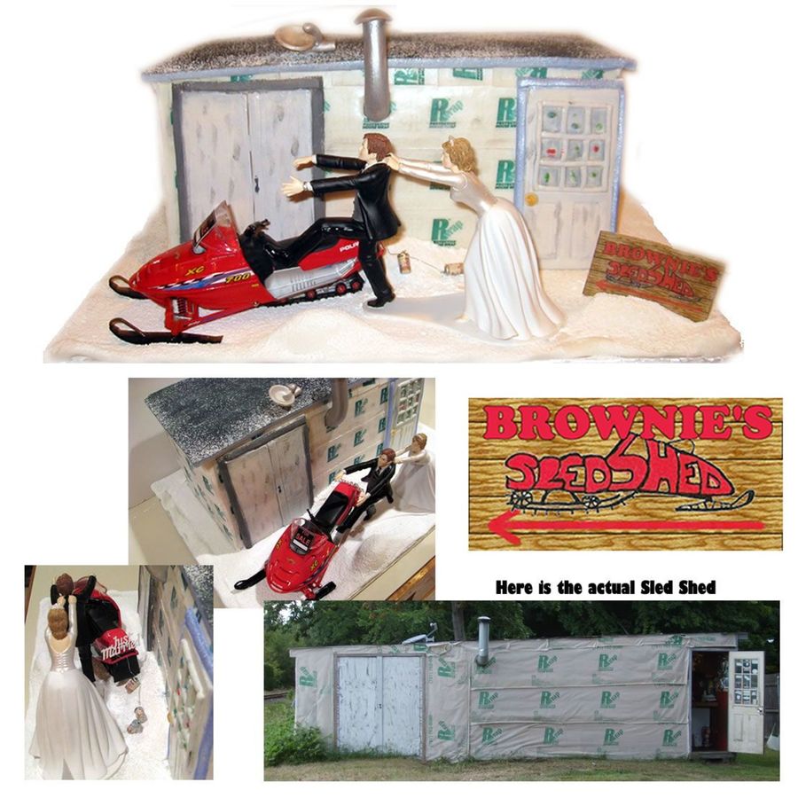 Brownie's Sled Shed - CakeCentral.com